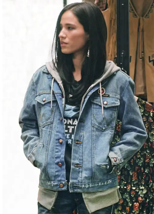 Monica Dutton Denim Jacket Yellowstone - Yellowstone Clothing